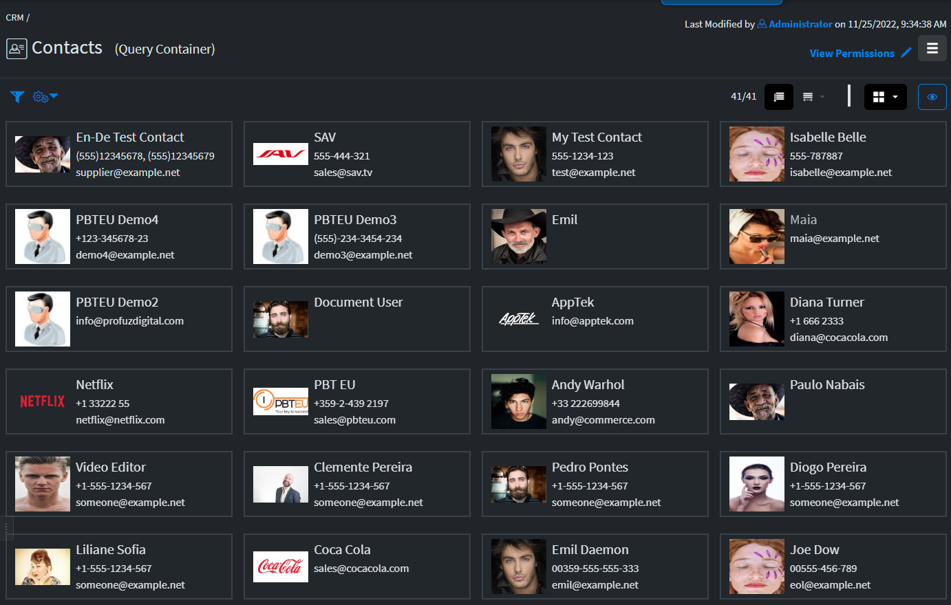 Contacts Management - Profuz Lapis
