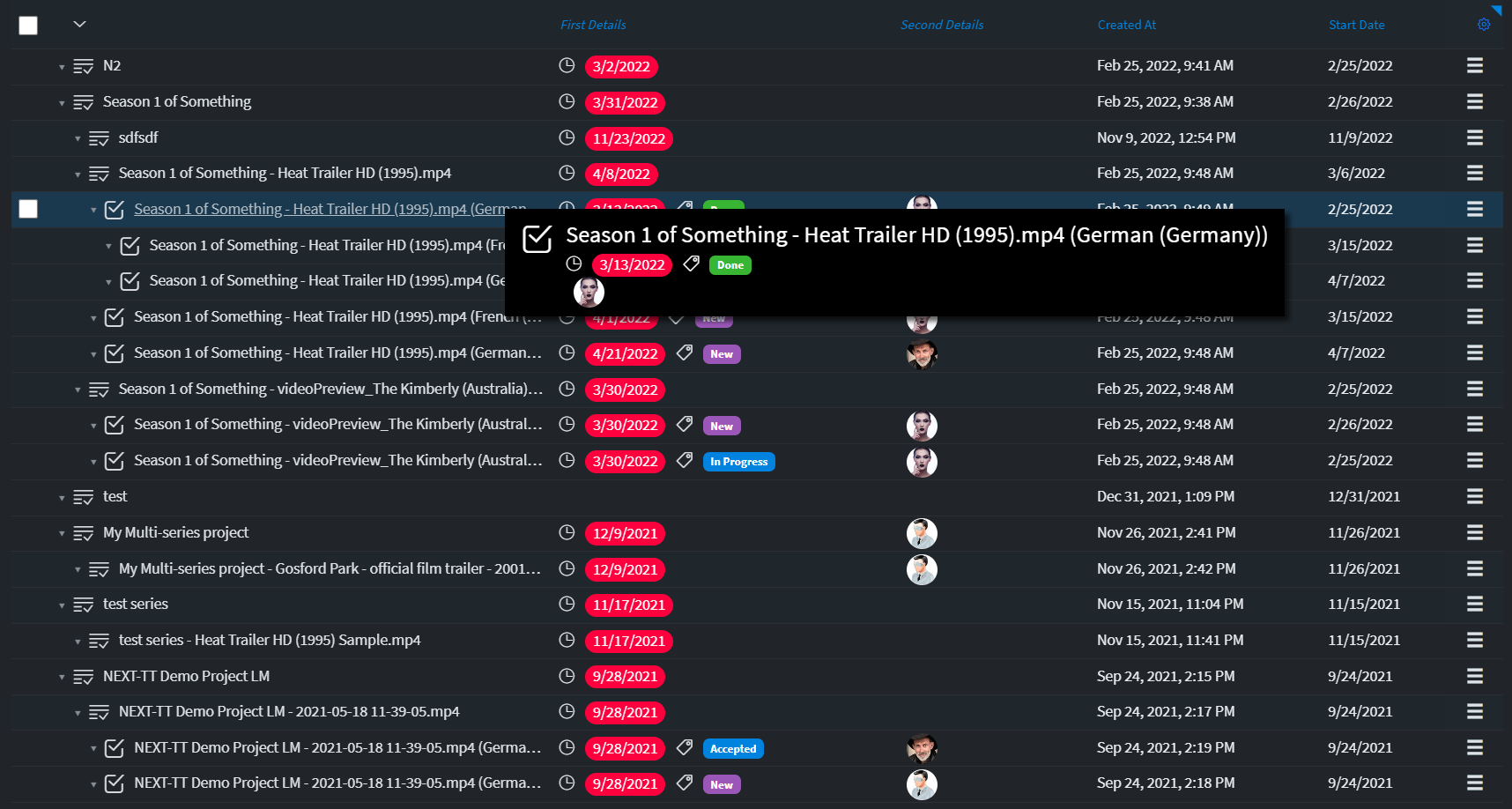 Projects management - Profuz Lapis